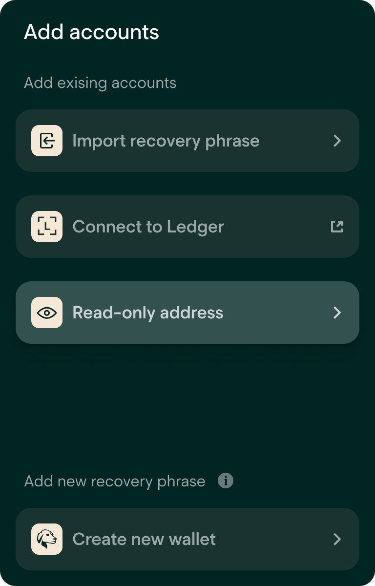 Ui/Ux Fixes · Issue #1078 · tahowallet/extension · GitHub