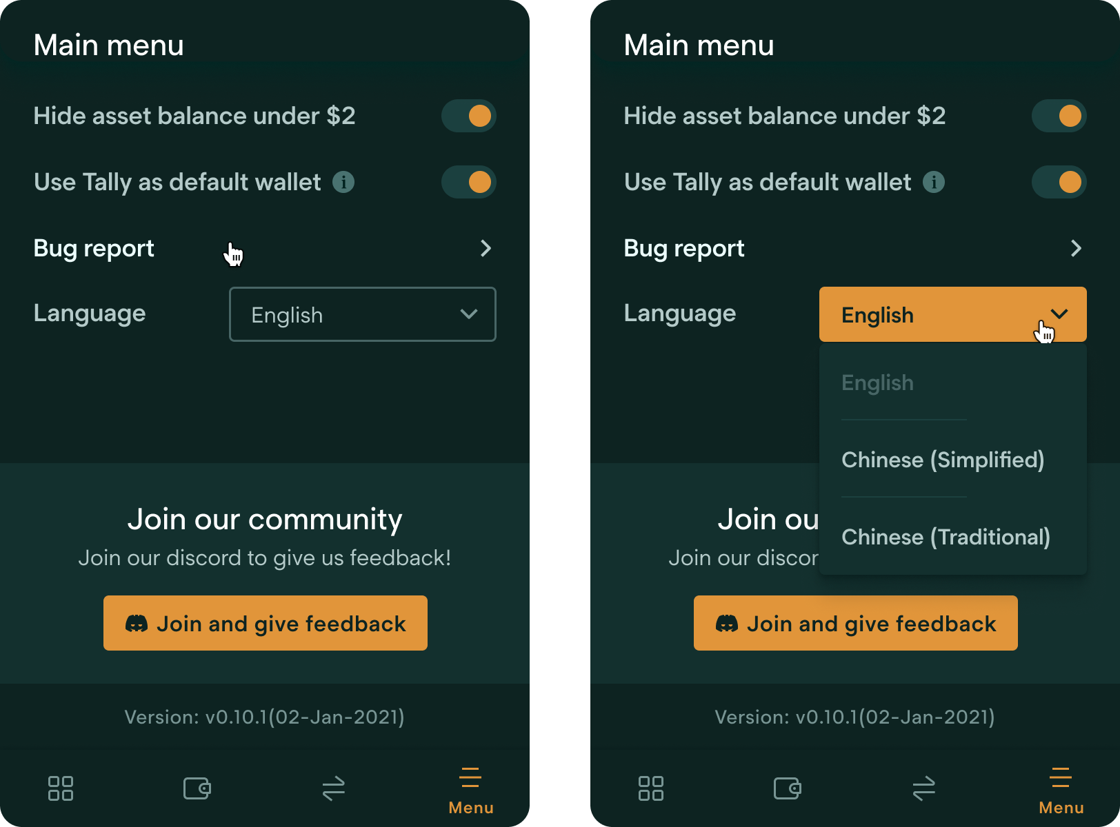 Add language switcher · Issue #1544 · tahowallet/extension · GitHub