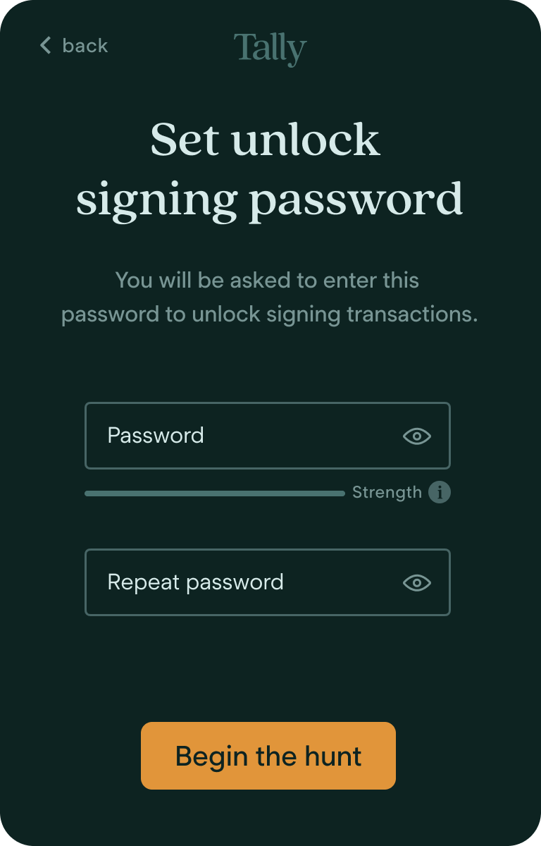 Settings: Lock/Un-lock Signing · Issue #2120 · tahowallet/extension · GitHub