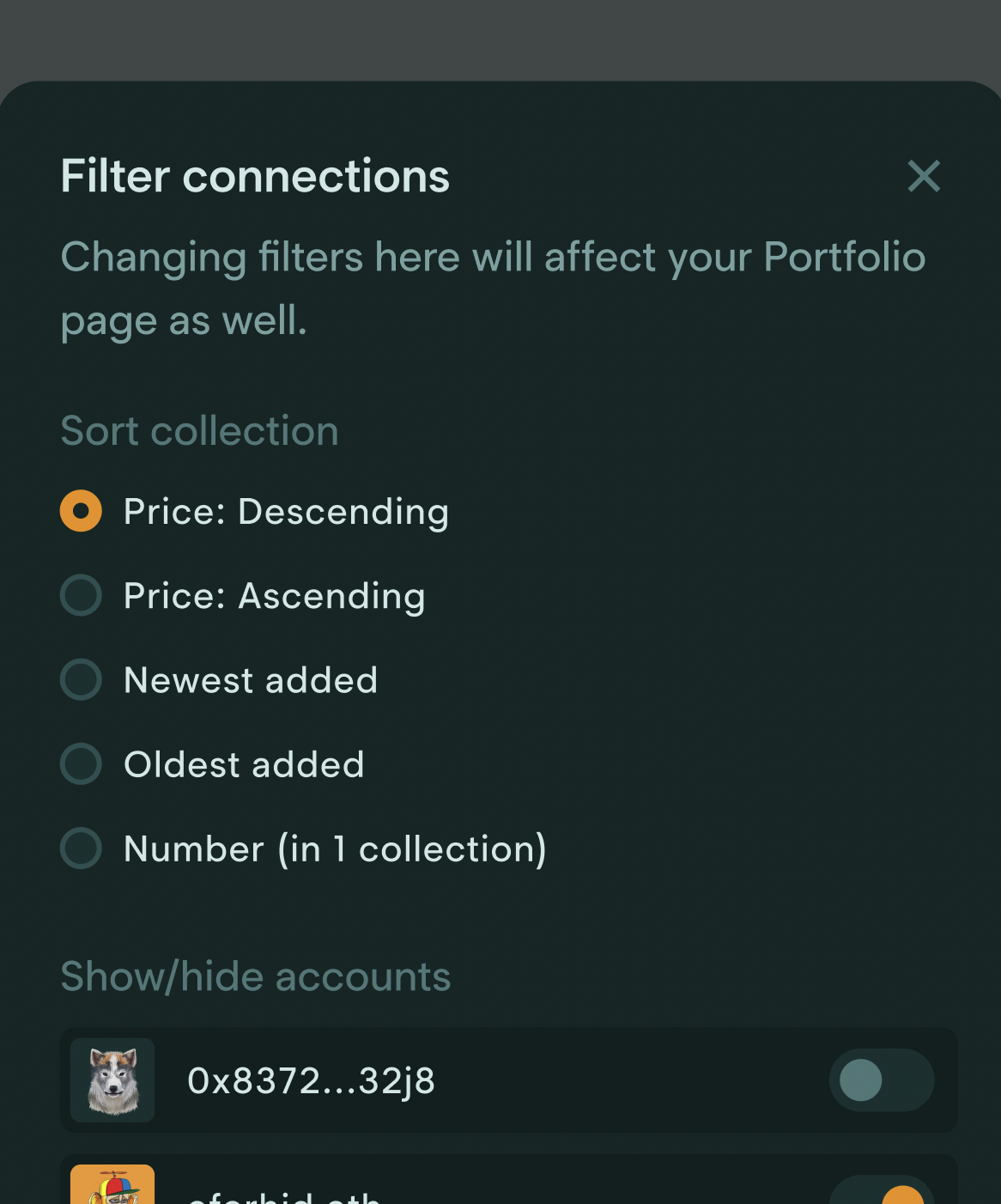 Match asset order on NFT tab and Portfolio tab · Issue #2866 ...