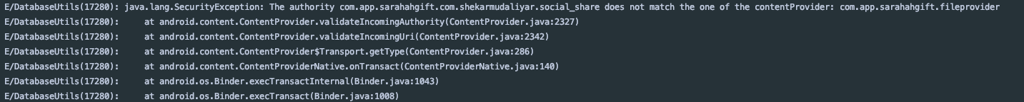 Android Crash Multi Provider · Issue #83 · ShekarMudaliyar/social_share · GitHub