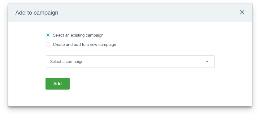 Create campaign from pages/assets section · Issue #161 · silverstripe/silverstripe-admin · GitHub