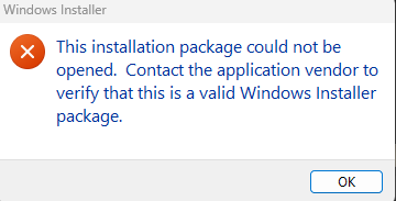 🐛 Cannot Install 2022.12.1 cloudflared-windows-amd64.msi (or exe) on W11 Pro 22h2 · Issue #865 ...