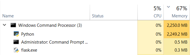 Memoryerror After Running Az Webapp Up For A Flask Python Project · Issue 19945 · Azure
