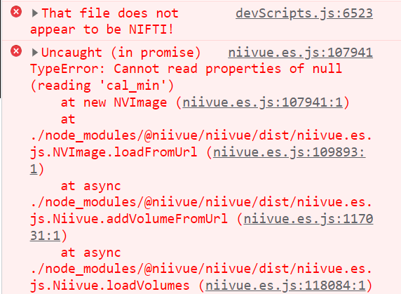An error occurred when using react. The file is not a NIFTI file · Issue #549 · niivue/niivue ...