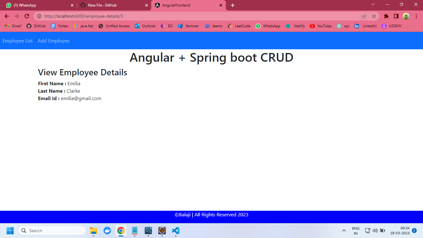 GitHub - bala-11/Employee-management-system: A web project using Spring ...
