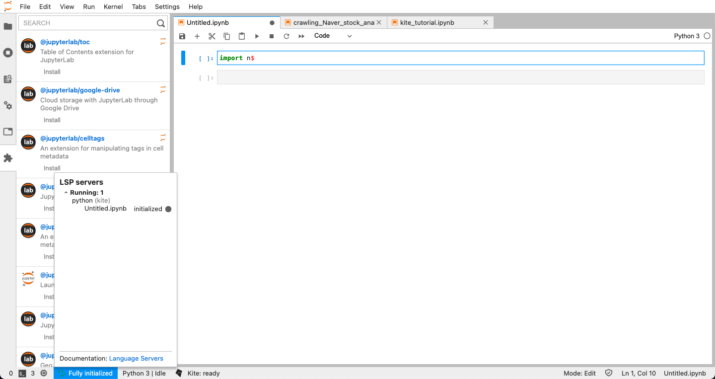 Not Working With Jupyterlab · Issue 519 · Kitecoissue Tracker · Github