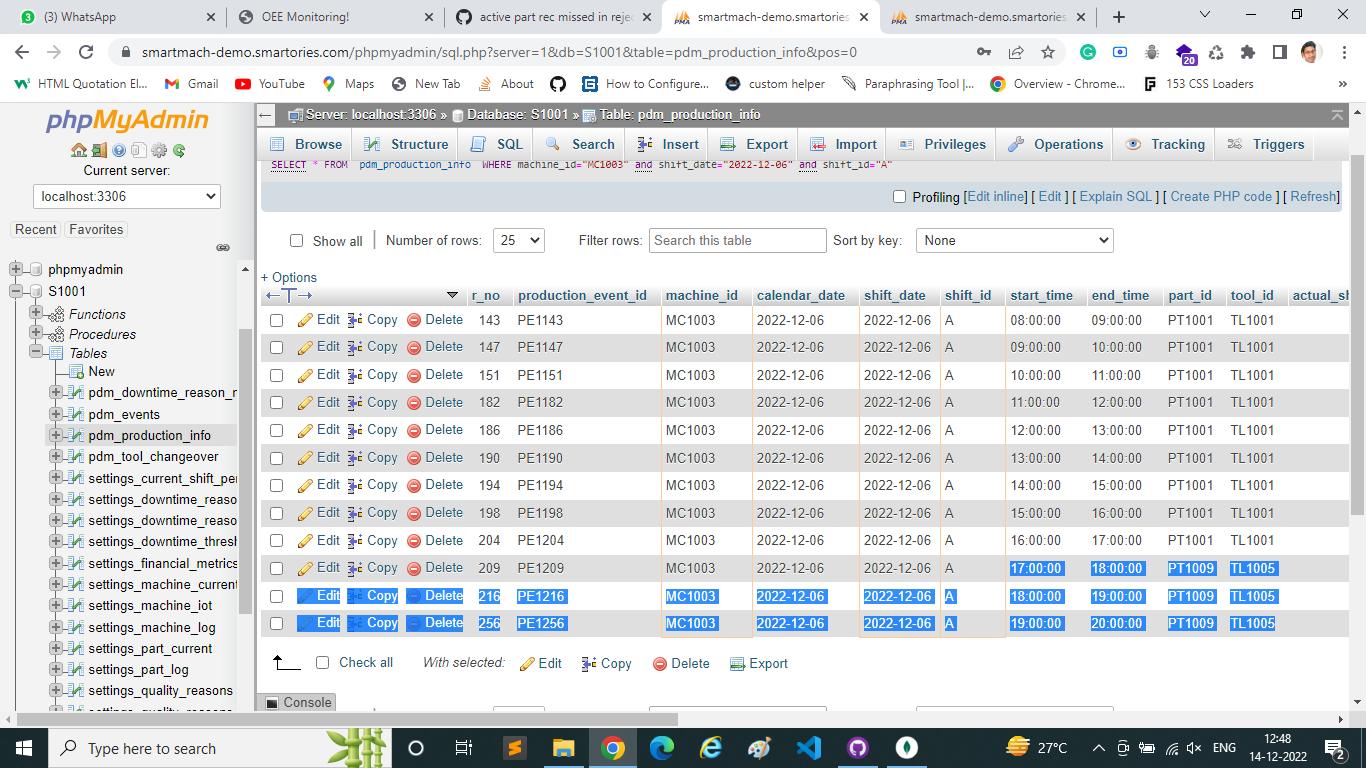 active part rec missed in rejection · Issue #74 · SmartMach/webapp-v1 · GitHub