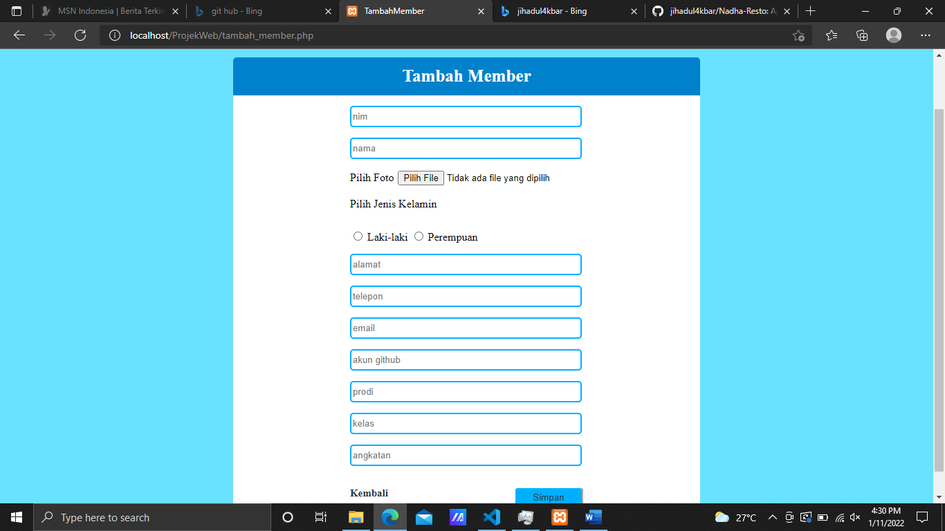 GitHub - bahri444/ProjekWeb: tugas kelompok 1, SM-3 pemrograman web. Software Sistem informasi ...