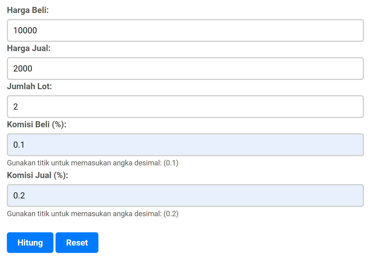 GitHub - yapensa/Kalkulator-Saham: Kalkulator Saham