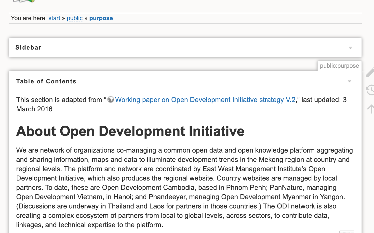 'Sidebar' Menu title confusion in Mobile views · Issue #3196 · dokuwiki/dokuwiki · GitHub