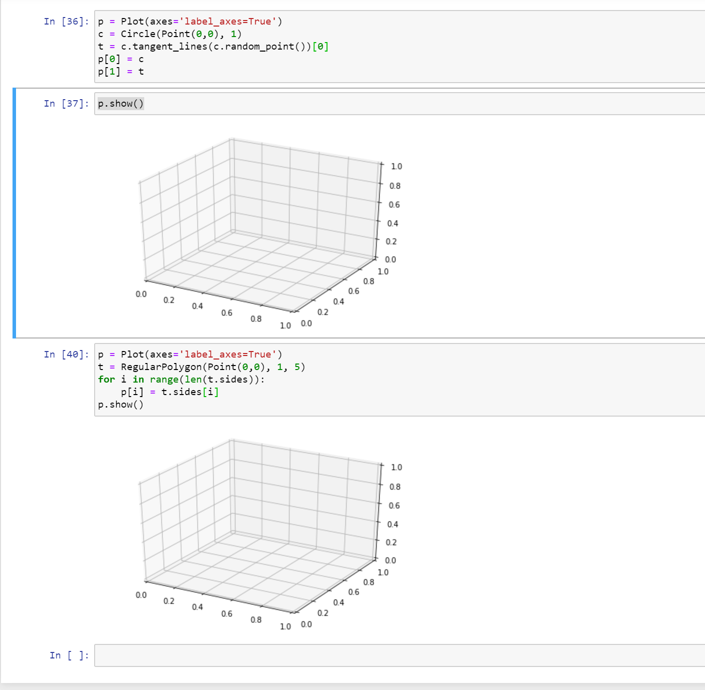 Documentation Example Of Plotting Geometric Entities Does Not Work