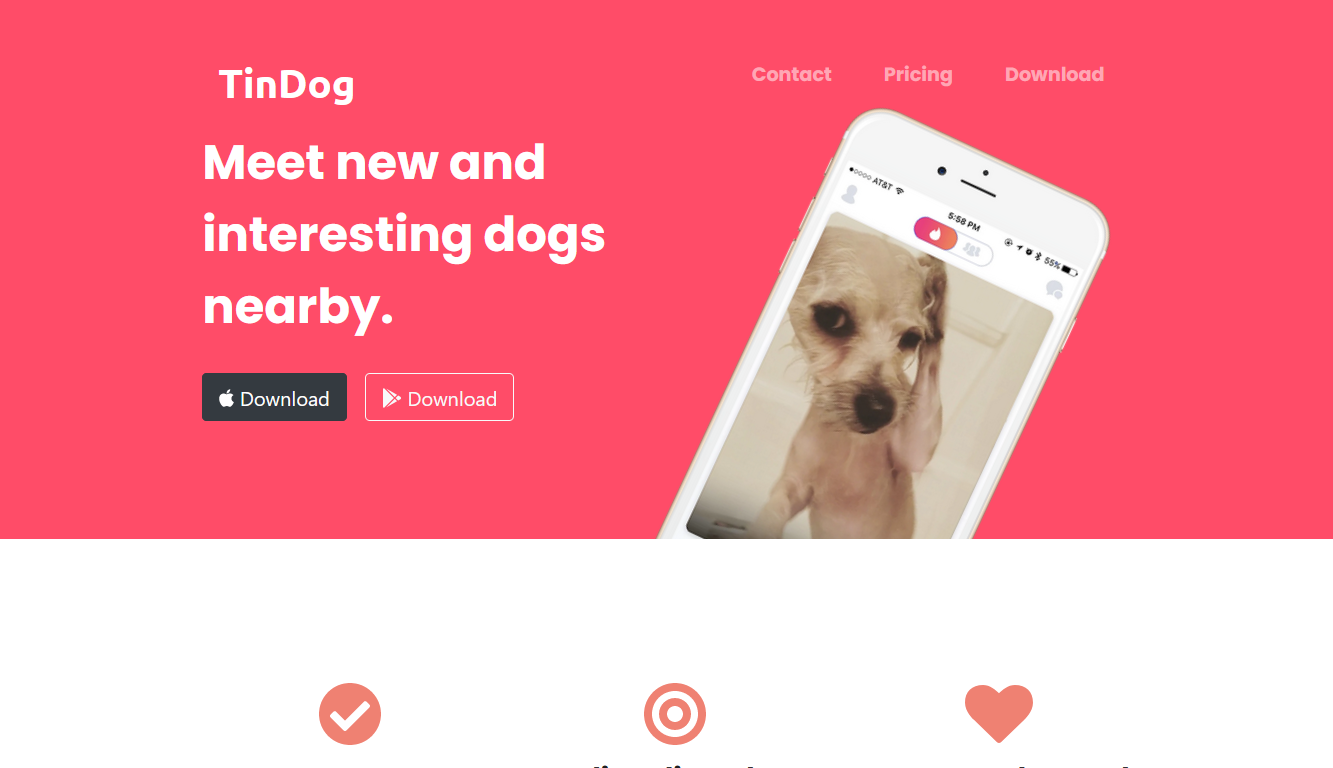 GitHub - Nitinbhojsingh/TinDog: Tindog Website (HTML + CSS + Bootstrap site)