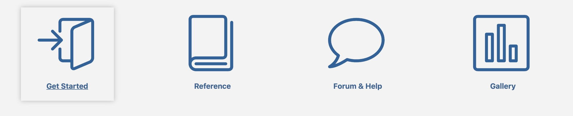 Do not enclose front page icons in a border when hovering over them ...