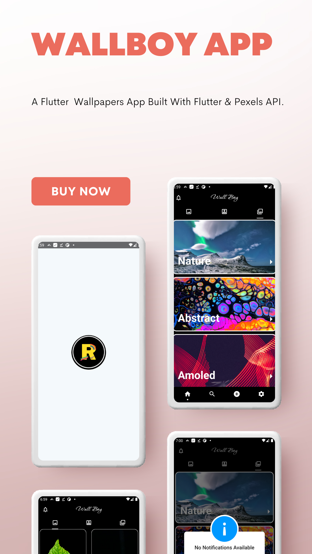 GitHub - Rubaiyatmahe/WallBoy---Wallpapers-App: Pexels API & Dio.