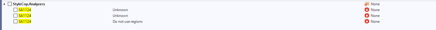 Custom ruleset not taking effect · Issue #3323 · DotNetAnalyzers/StyleCopAnalyzers · GitHub