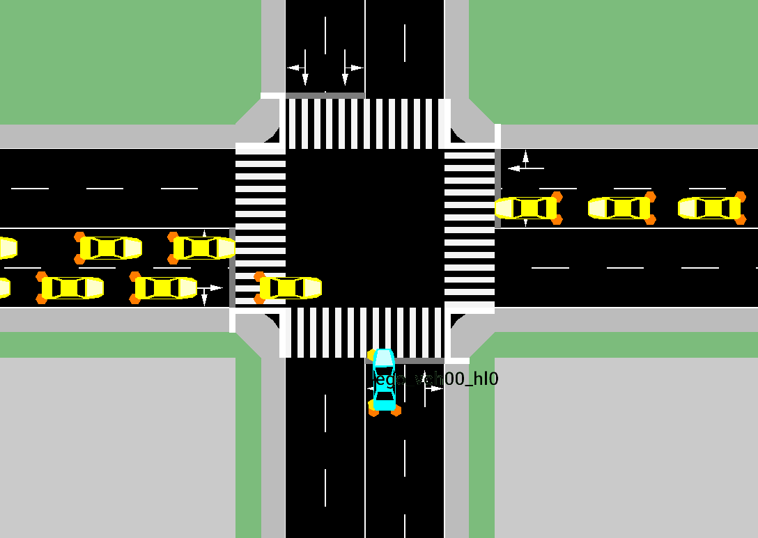 Vehicle stop at intersection simultaneously · Issue #10548 · eclipse ...