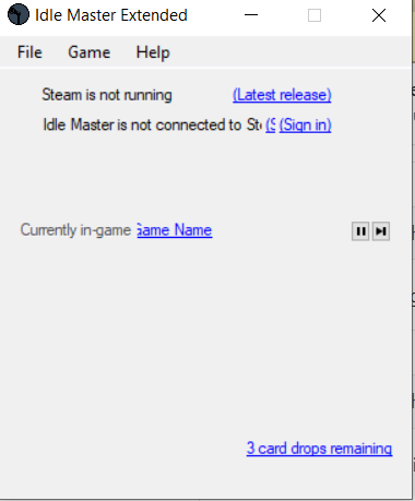 Trouble farming trading cards · Issue #182 · JonasNilson/idle_master_extended · GitHub