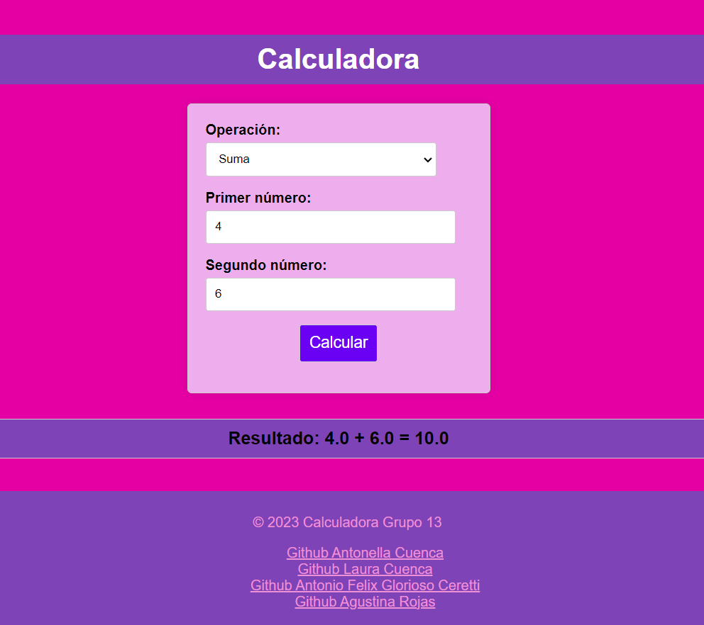 GitHub - LauraCuenca/Calculadora