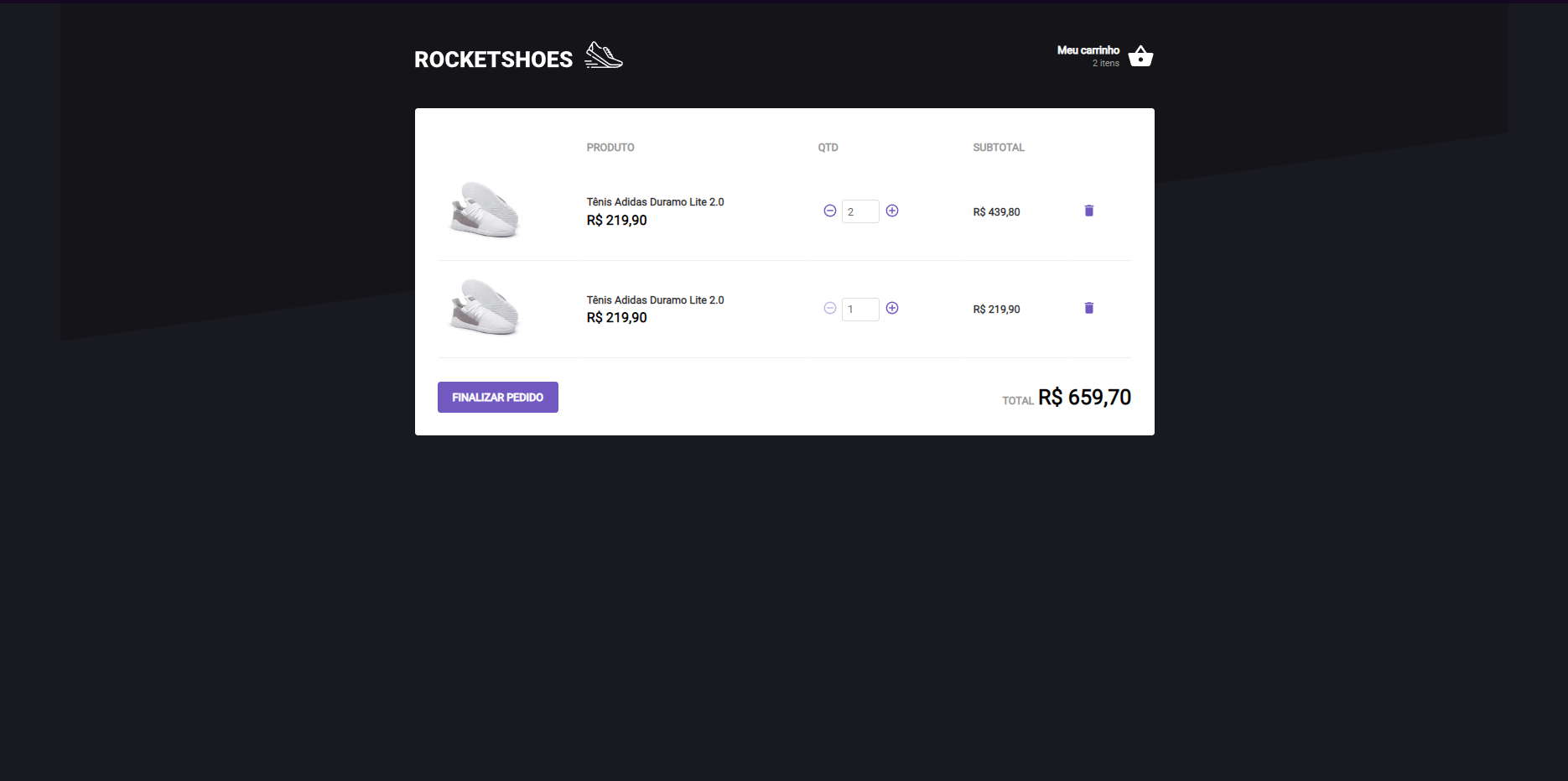 GitHub - LidianeDiniz/Desafio-01-carrinho-de-compras: Desafio-01 Ignite - Criando um hook de ...