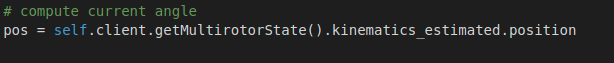 Velocity attribution in orbit.py (Orbit Trajectory) multirotor code ...