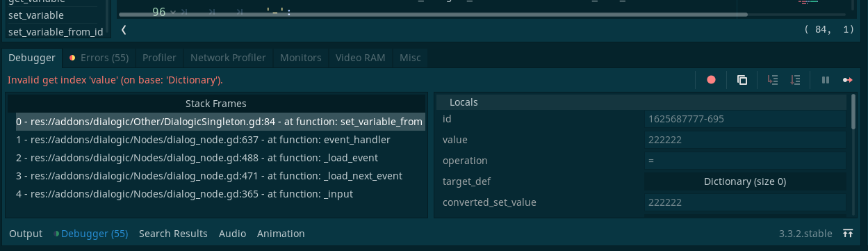 Errors pop up with definitions · Issue #388 · dialogic-godot/dialogic · GitHub