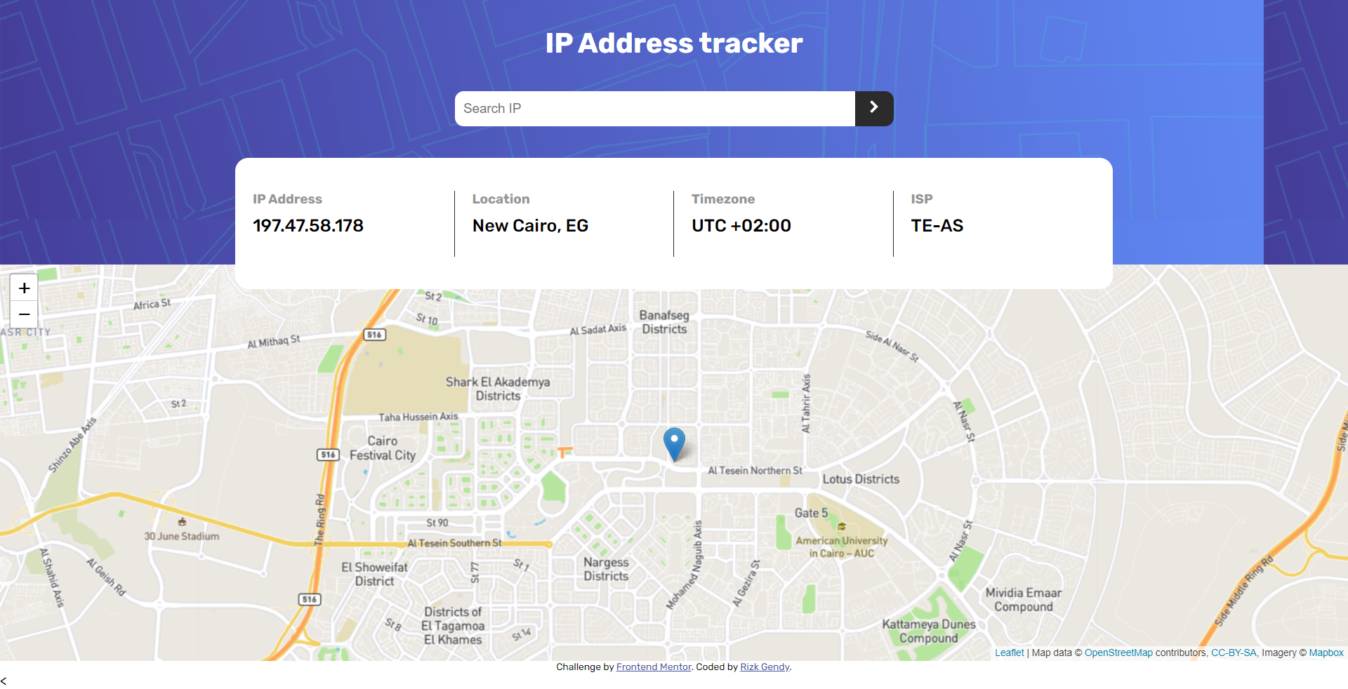 GitHub - rizk-gendy/IP-Address-Tracker