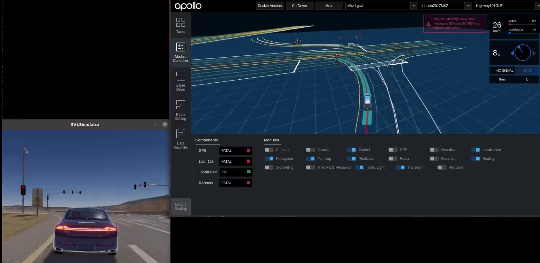 Problems with traffic light detection on Highway101GLE map · Issue #1557 · lgsvl/simulator · GitHub