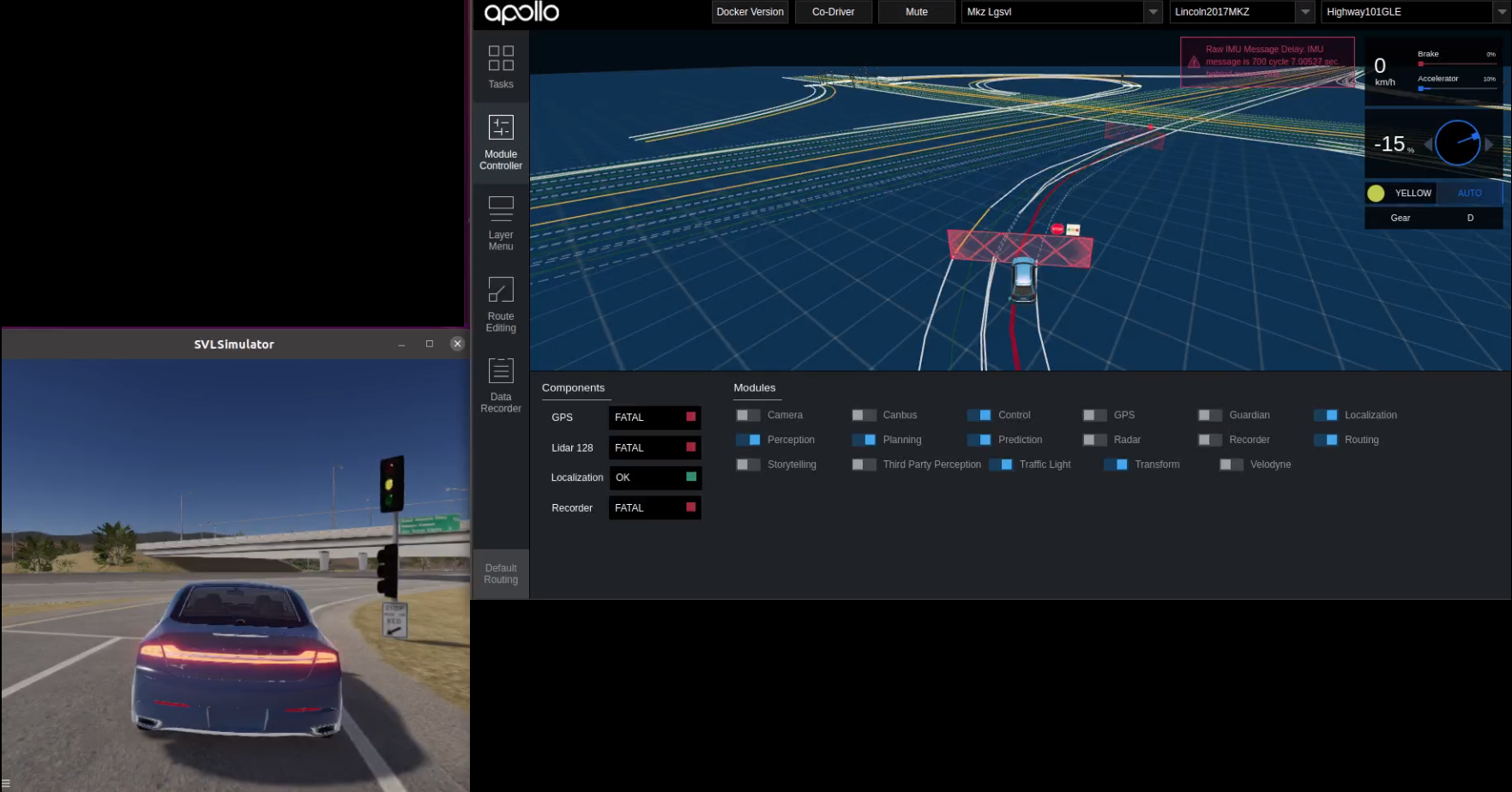 Problems with traffic light detection on Highway101GLE map · Issue #1557 · lgsvl/simulator · GitHub