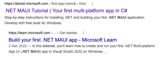 Getting started SEO · Issue #1236 · dotnet/docs-maui · GitHub