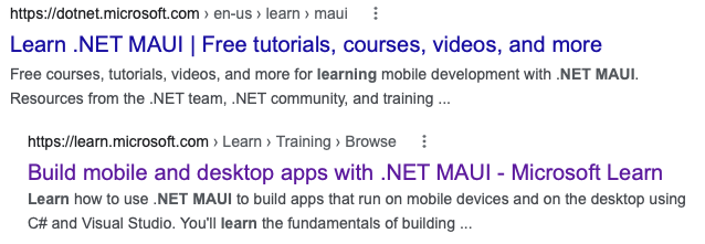 Getting started SEO · Issue #1236 · dotnet/docs-maui · GitHub