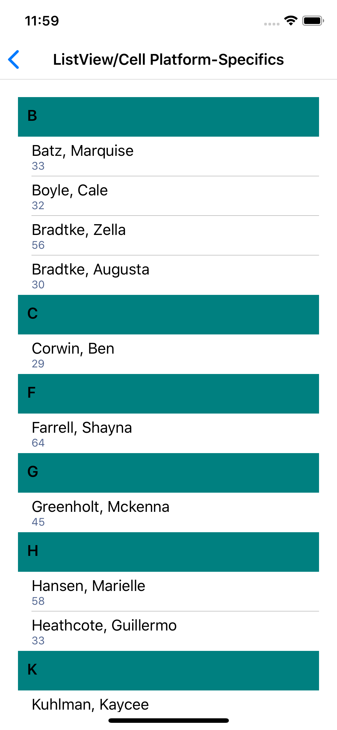 Forms 3.6: Cell.DefaultBackgroundColor iOS platform-specific only works ...