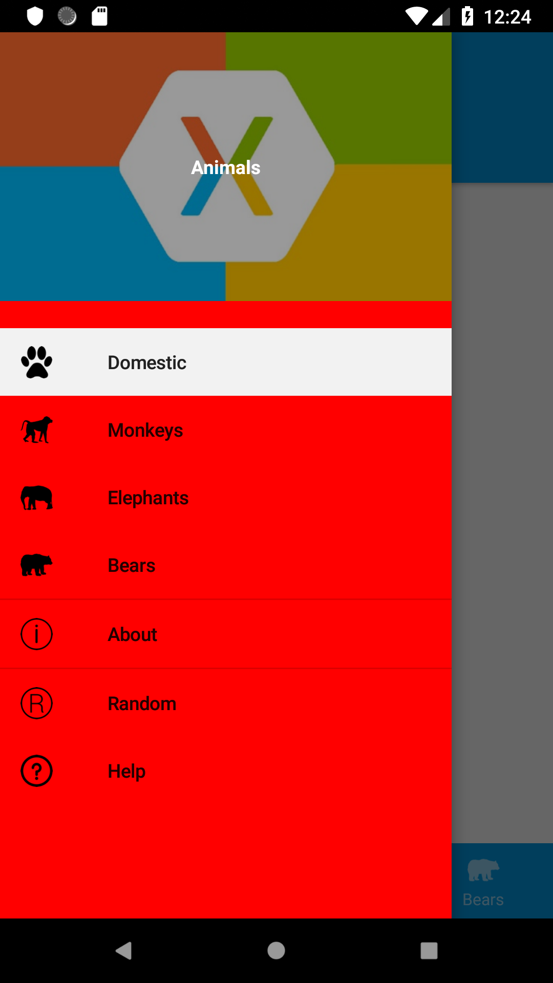 Shell Setting Flyoutbackgroundcolor Doesnt Colour The Entire Flyout · Issue 5872 · Xamarin