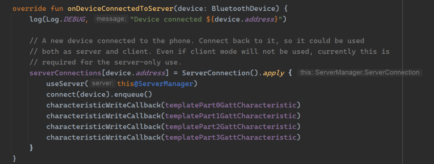 How to run a block of code when a characteristic is written · Issue ...