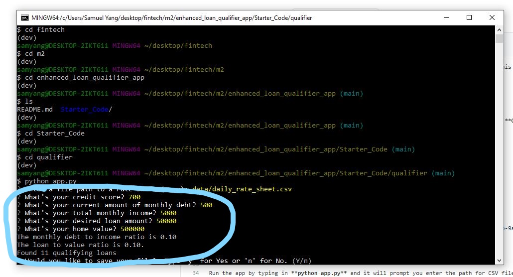 GitHub - samjinyang/enhanced_loan_qualifier_app