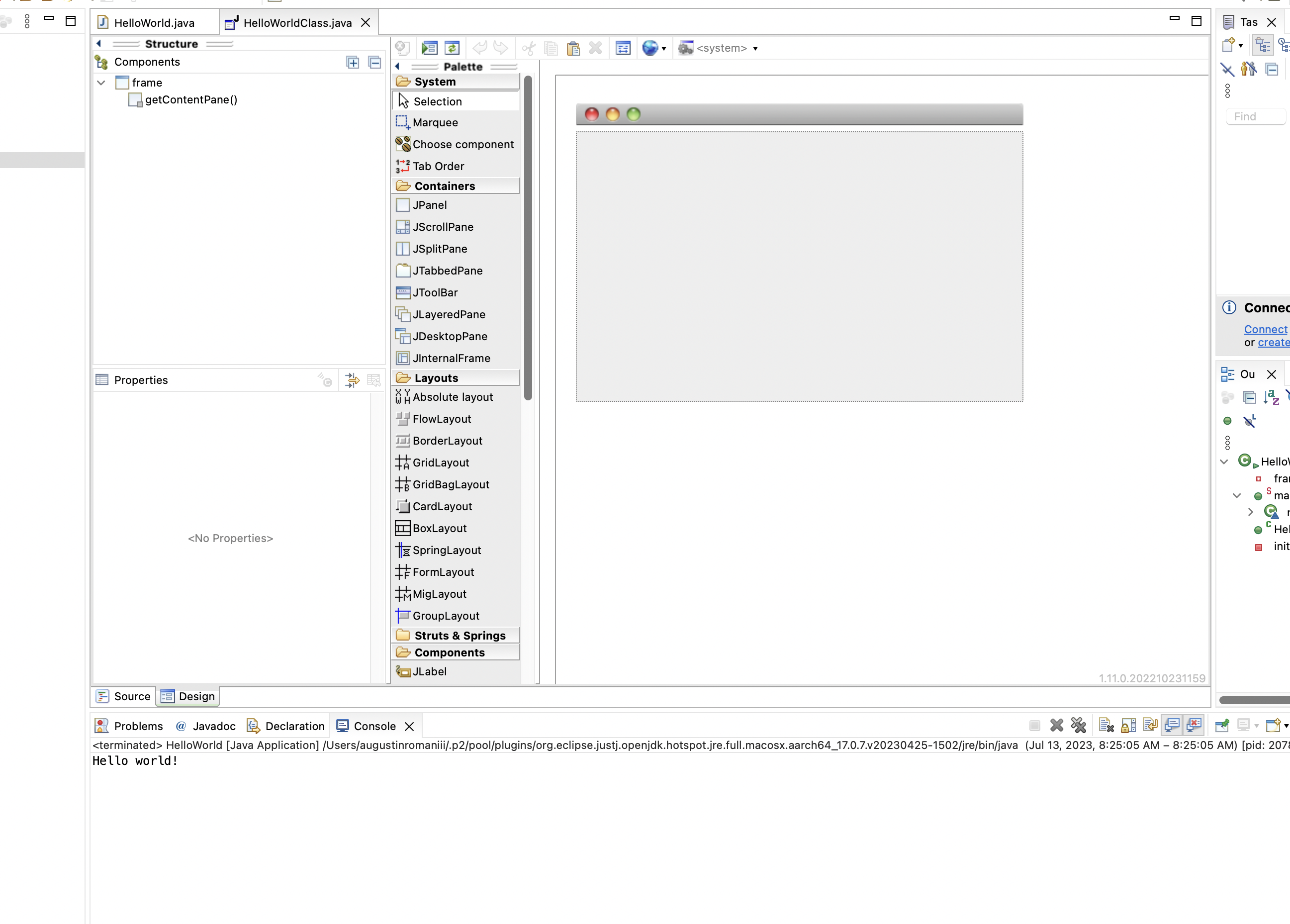 Windowbuilder Encountered Unexpected Internal Error · Issue 499 · Eclipse Windowbuilder