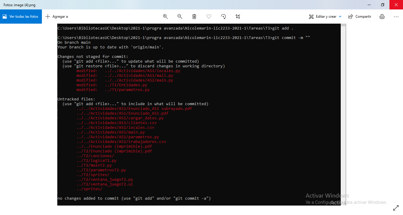 NO ME FUNCIONA EL COMMIT (HELP) · Issue #847 · IIC2233/syllabus-2021-1 ...