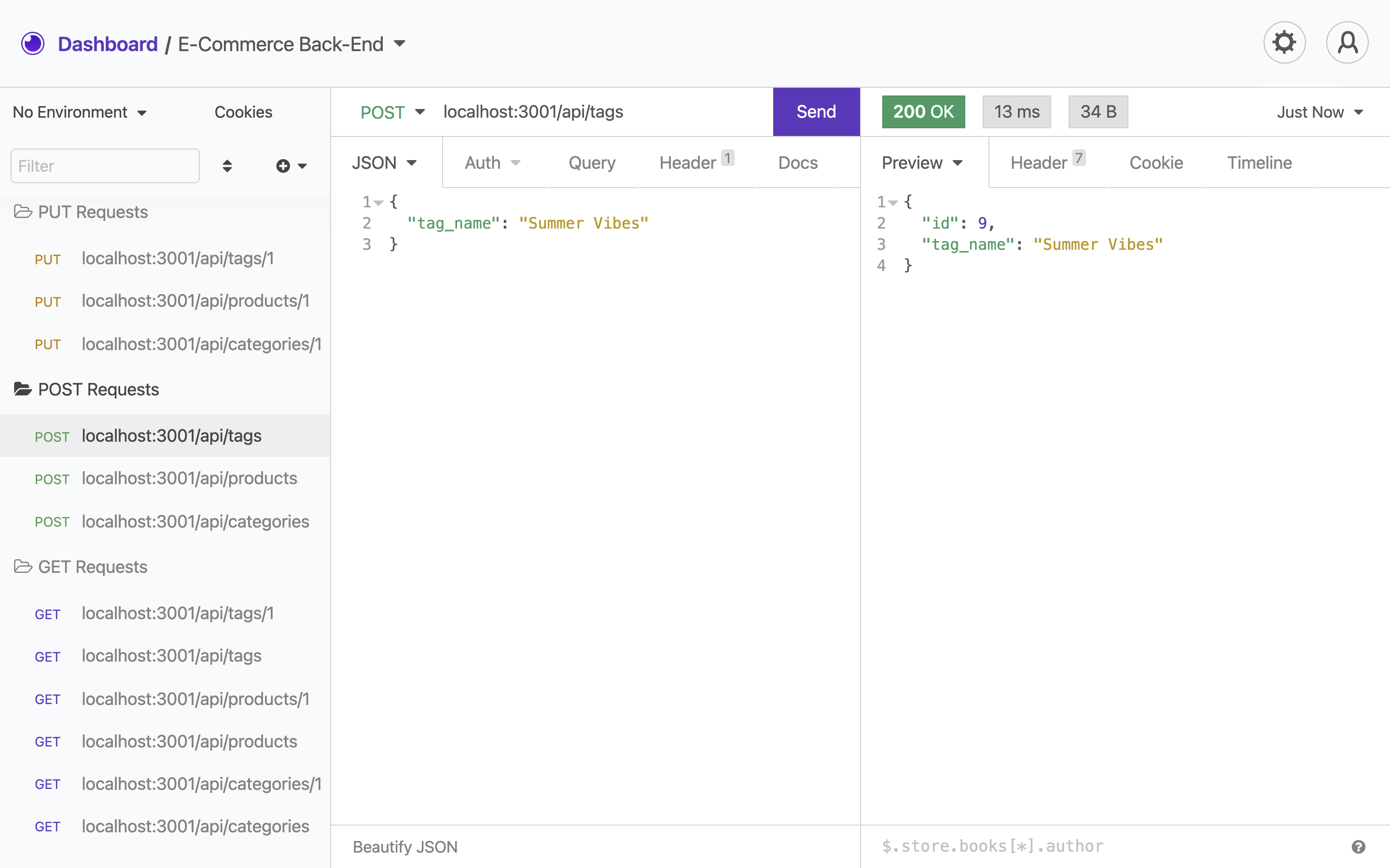 GitHub - JaspreetKhela/e-commerce-back-end