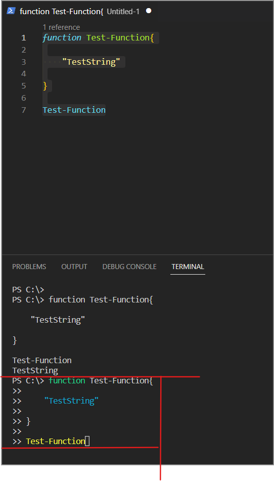 When I Execute Powershell Script Execution Comes To Terminal Again · Issue 153292 · Microsoft