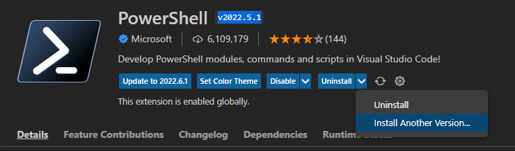 when i execute powershell script, execution comes to terminal again ...