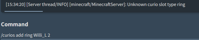 I can´t add ring slot withe commands on server · Issue #330 · TheIllusiveC4/Curios · GitHub