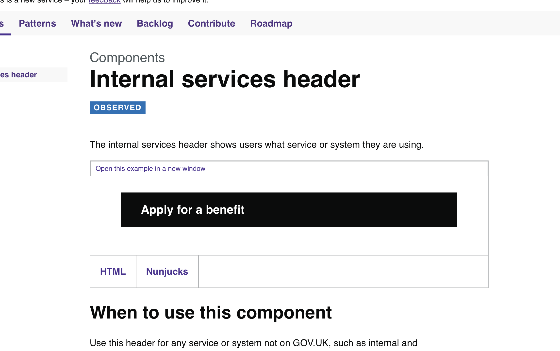 Service header · Issue #177 · dwp/design-system · GitHub