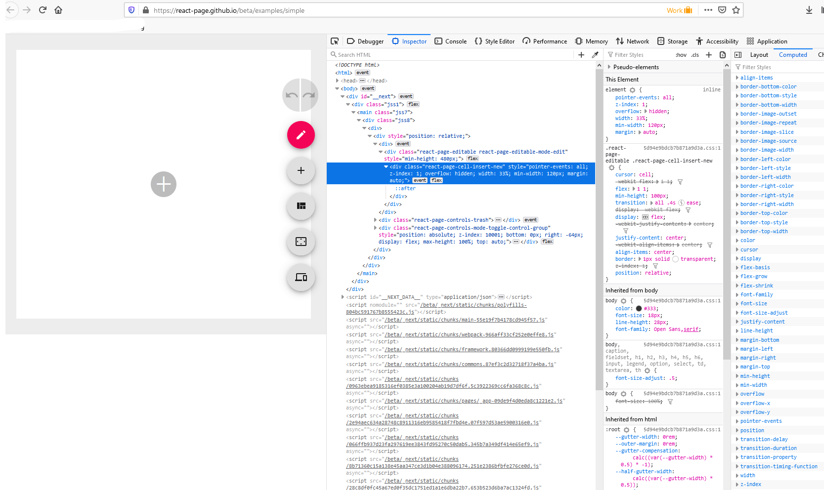 Working Js Without Ts Example On Jsfiddle Or Codepen Etc · React Page React Page · Discussion
