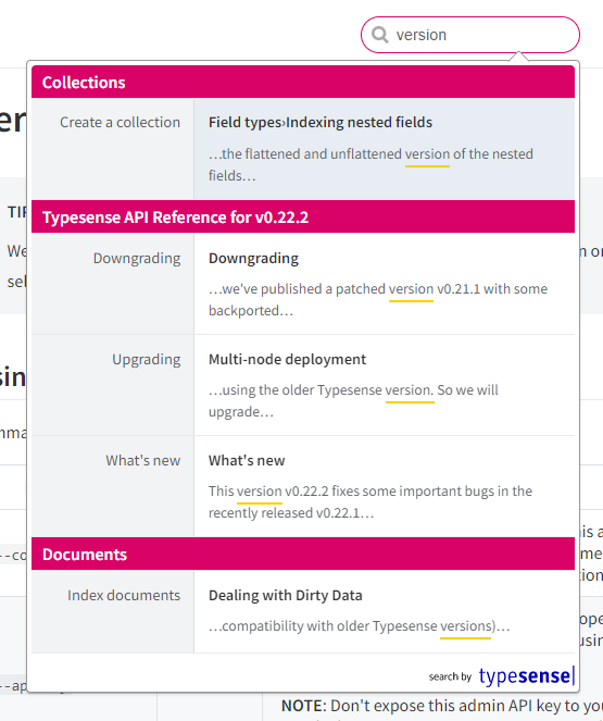 Please add a way to get the TS version number · Issue #544 · typesense/typesense · GitHub