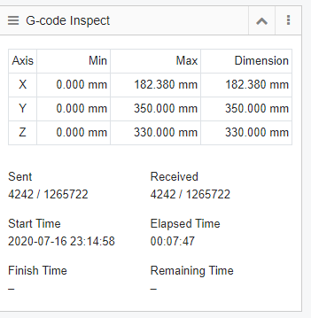Bug: Show estimated remaining time when running Gcode directly from Luban · Issue #384 ...