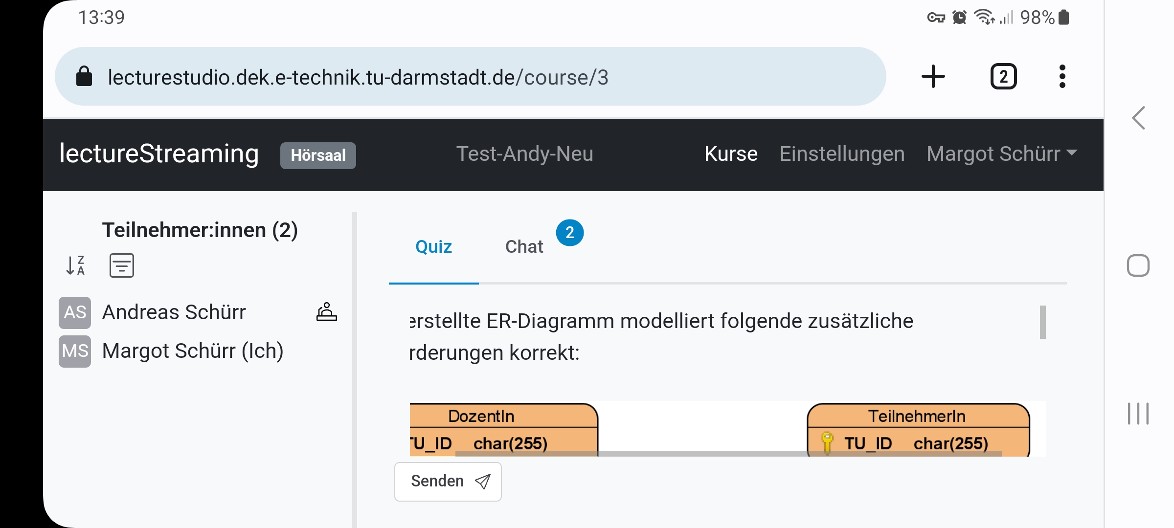 Client (V 1.5.0-33): Layoutproblem bei Quizzen auf dem Smartphone · Issue #794 · lectureStudio ...