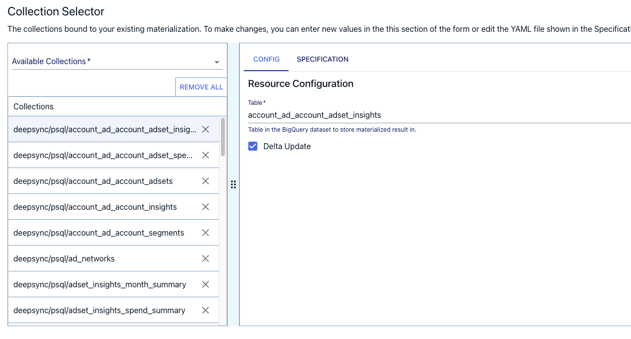 Binding selector removes collections after adding a new one · Issue #447 · estuary/ui · GitHub