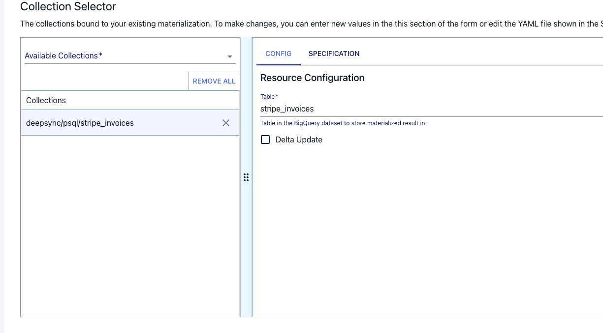 Binding selector removes collections after adding a new one · Issue #447 · estuary/ui · GitHub