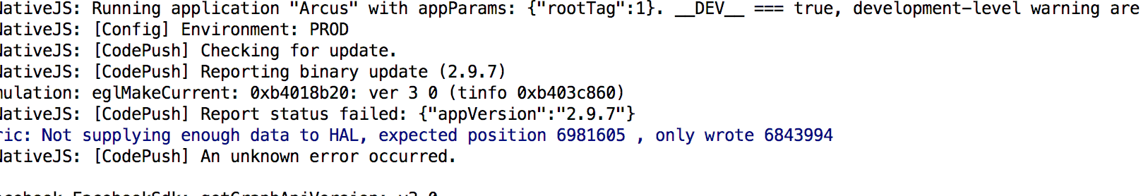 Cannot sync on android · Issue #1314 · microsoft/react-native-code-push · GitHub