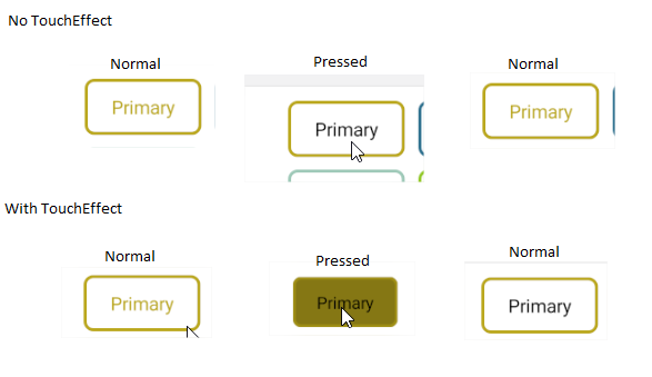 [Bug] TouchEffect does not revert Button State from Pressed to Normal · Issue #1342 · xamarin ...